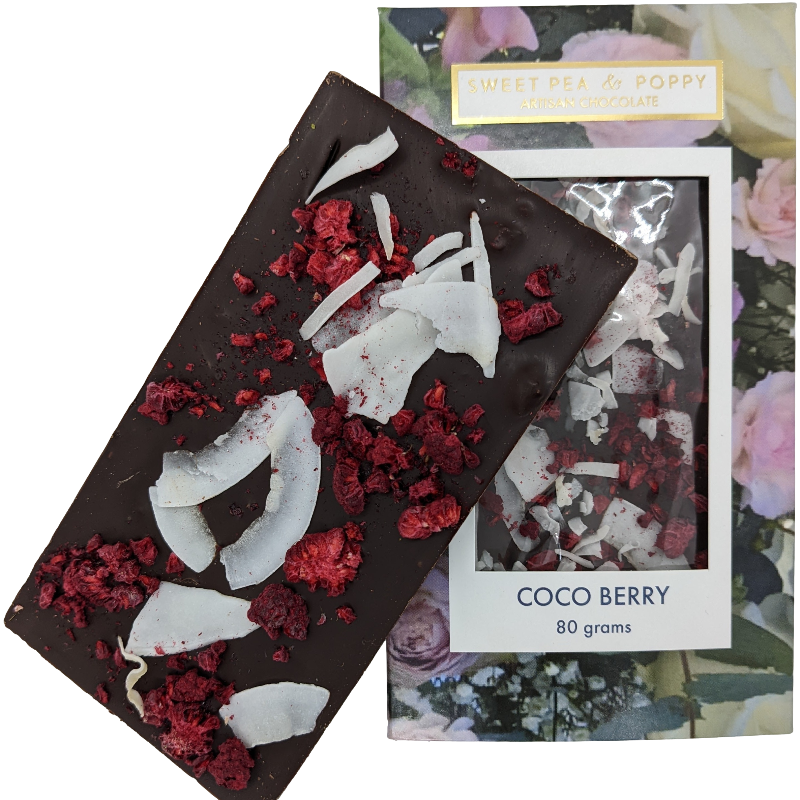 Sweet Pea and Poppy Coco Berry (80g) – Donvale Flower Gallery